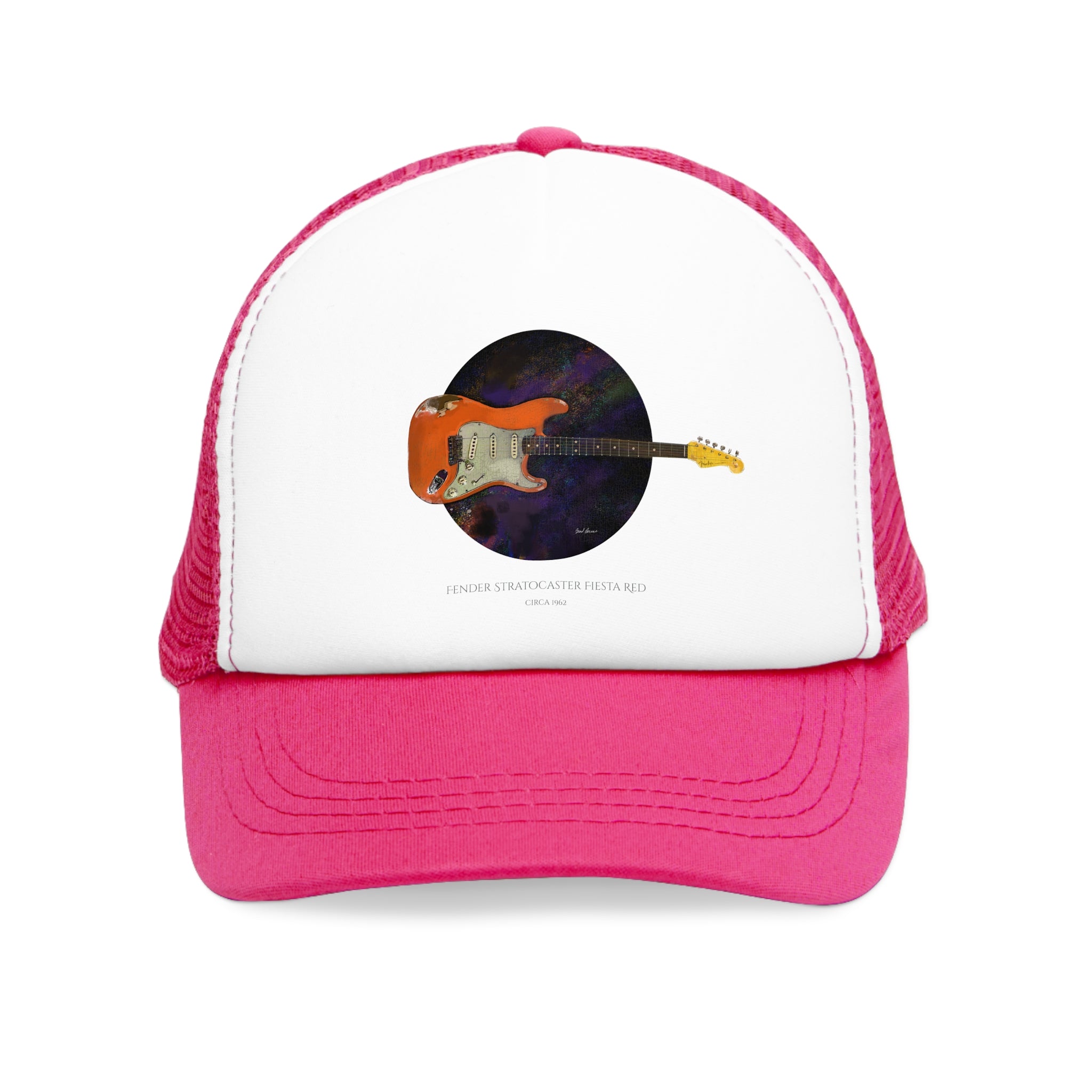 Fender Stratocaster Fiesta Red 1963 Mesh Cap – Guitar Fine Art